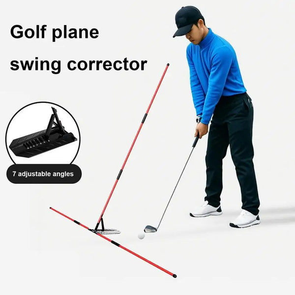 Golf Swing Alignment Rod Golf Alignment Stick Holder Swing Practice Pl ...